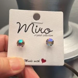 Miro | Jewelry | Nwt Miro Crystal Choker Earring Necklace Fashion ...